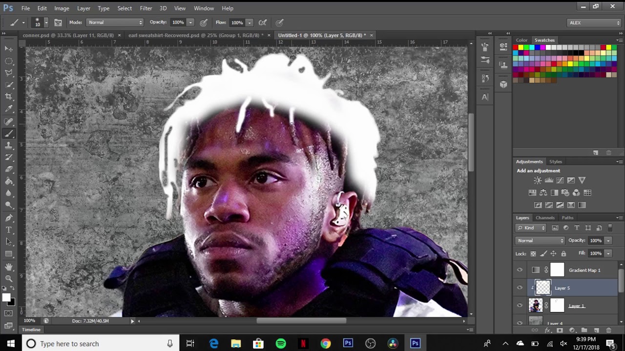 Kevin Abstract Speed Art - YouTube