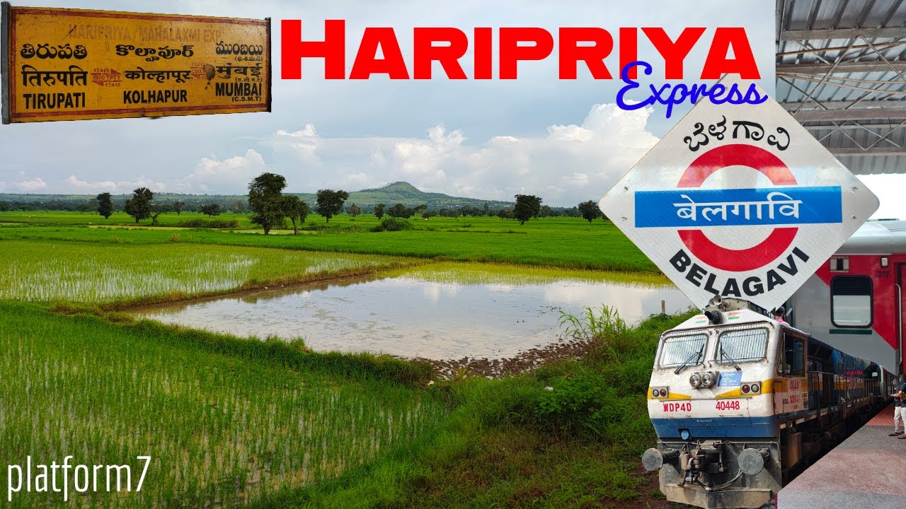 Belagavi to Hubballi by Haripriya Express | Sleeper Class Train journey ...