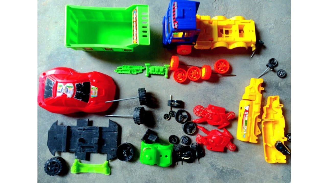 Repair Toy For Kids | Car | Truck | Crane | Bike | Toy Repair ...