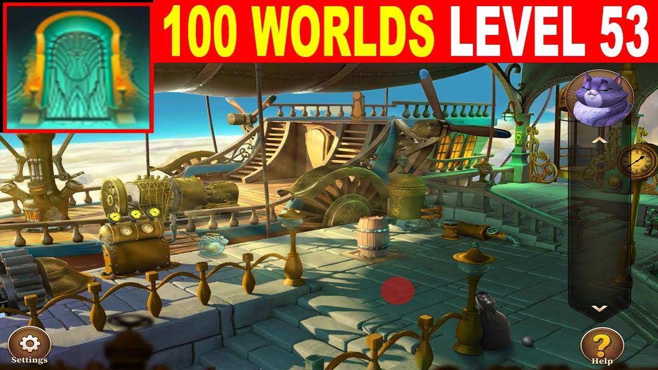 100 Worlds LEVEL 53 Walkthrough - Escape Room Game 100 Worlds Guide ...