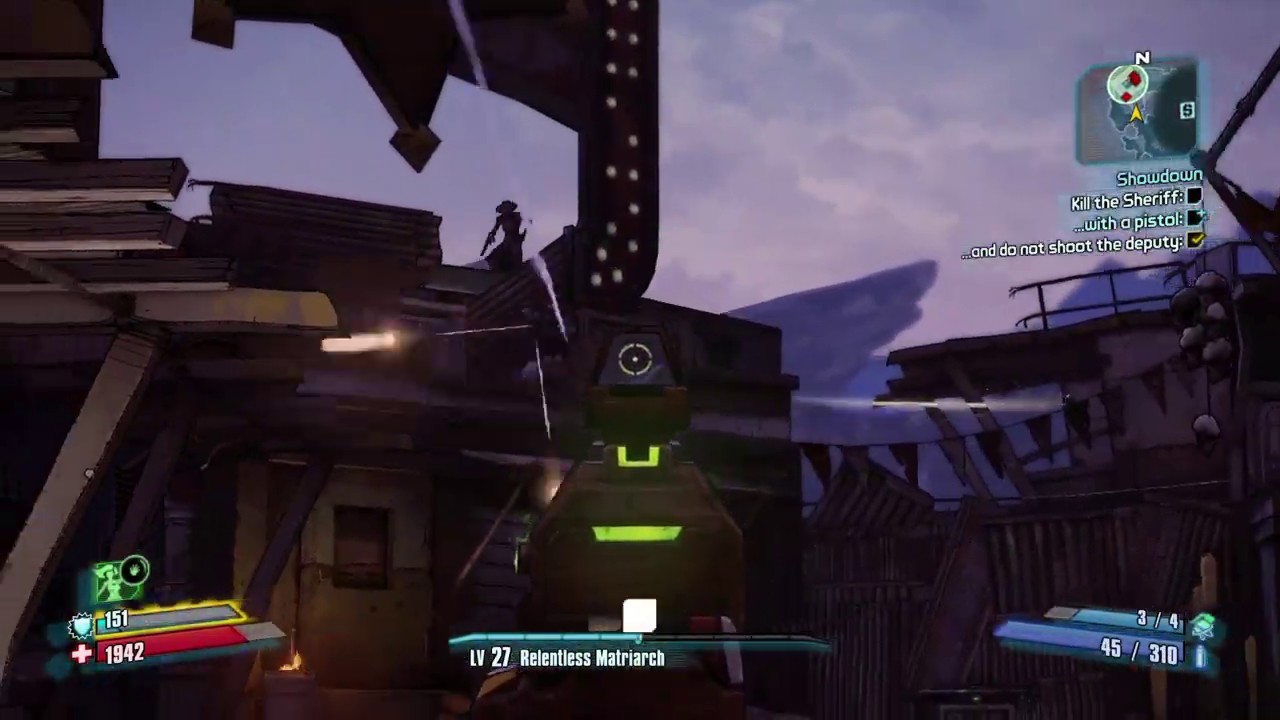 Borderlands 2 - Sheriff of Lynchwood Boss Fight - YouTube