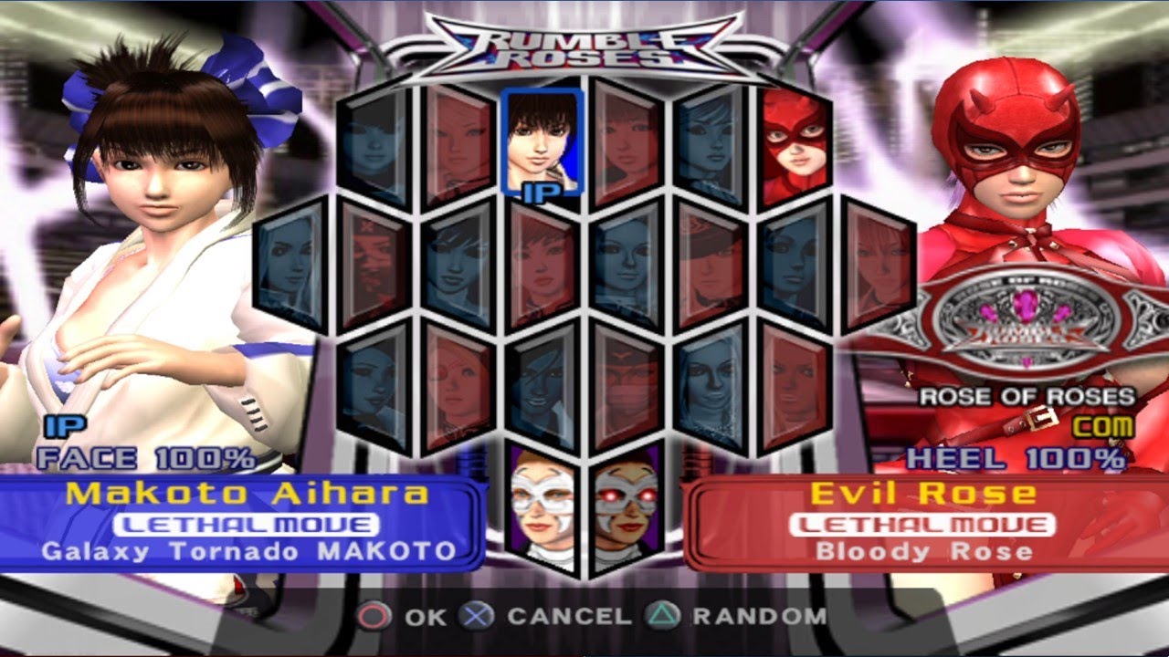 Championship Match) ランブルローズ 誠 vs イーブルローズ OHM Rumble Rose Makoto vs Evil ...