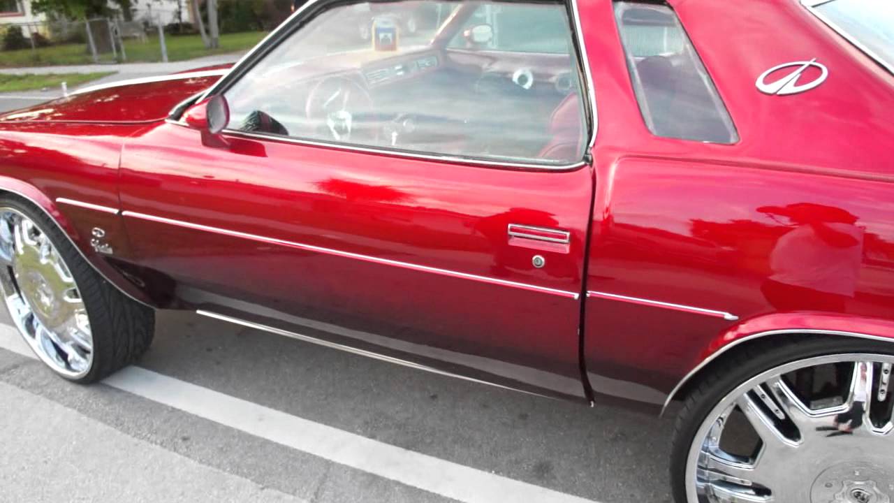 CANDY RED CUTLASS ON DEM 28" LEXANI'S !!! FOR SALE!!! - YouTube