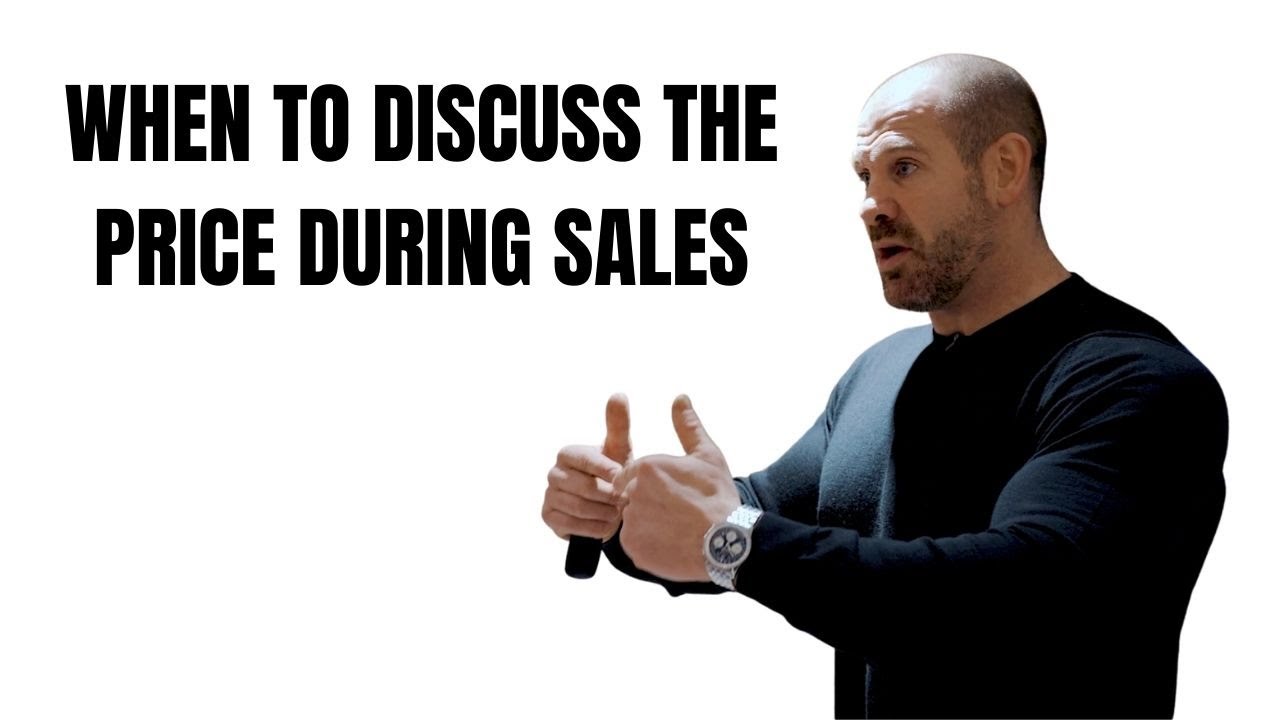 When to discuss your price during sales - YouTube