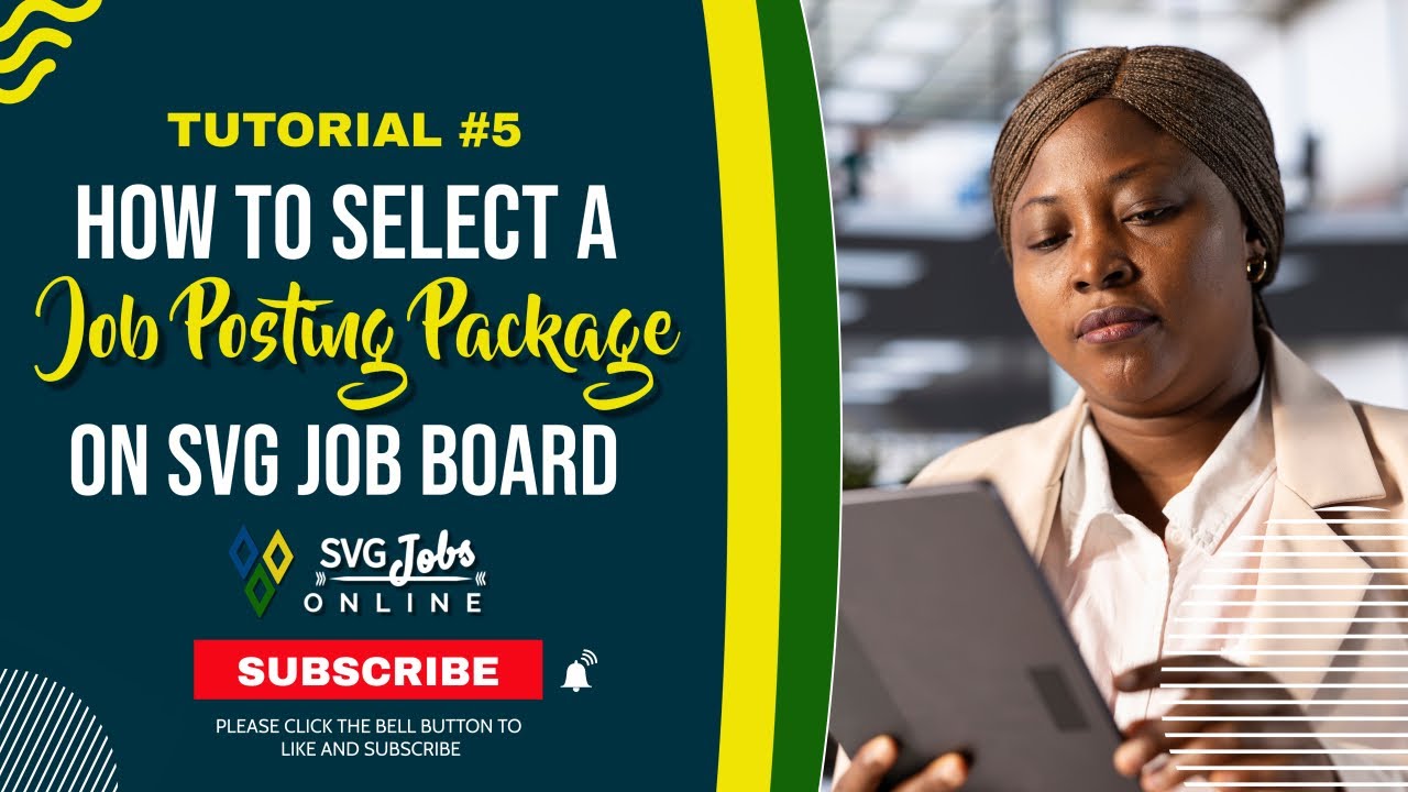 TUTORIAL 5 Selecting a Package on SVG Jobs Online - YouTube