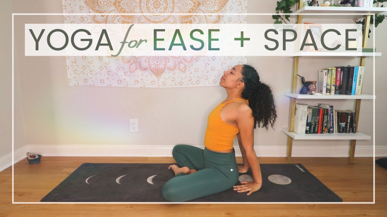 15 Min YOGA FOR EASE & SPACE | Fully Seated No Wrists No Knees Yoga ...
