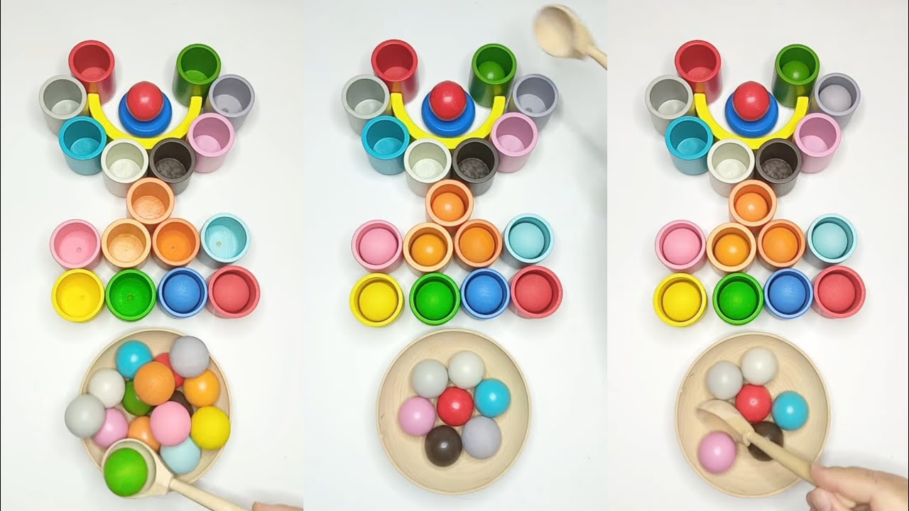 Satisfying Color Sorting - YouTube