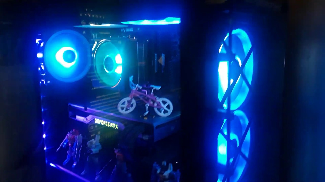 Cyberpunk 2077 /Cybertron Pc Build before H100i AIO water cooler - YouTube