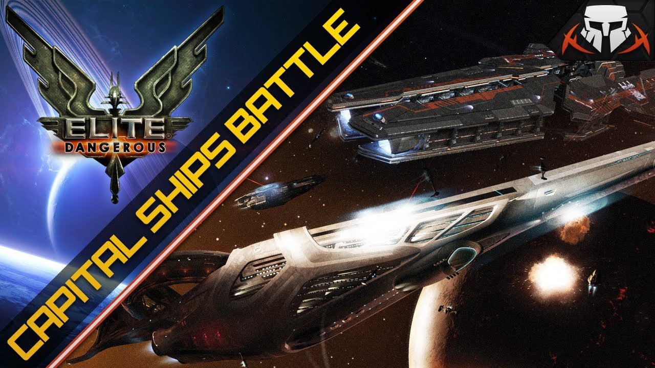 Elite Dangerous – CAPITAL SHIPS BATTLE - YouTube