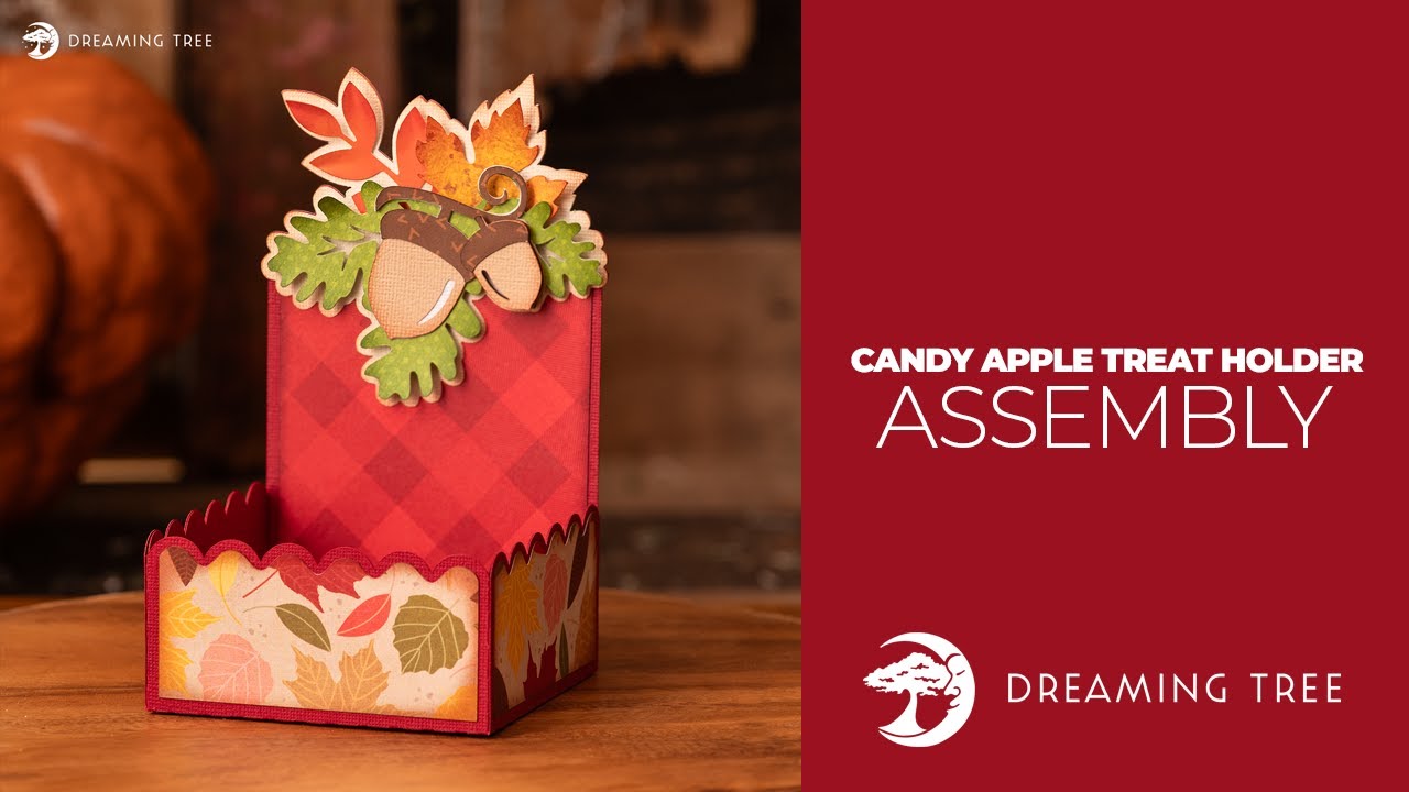 Candy Apple Treat Holder - YouTube