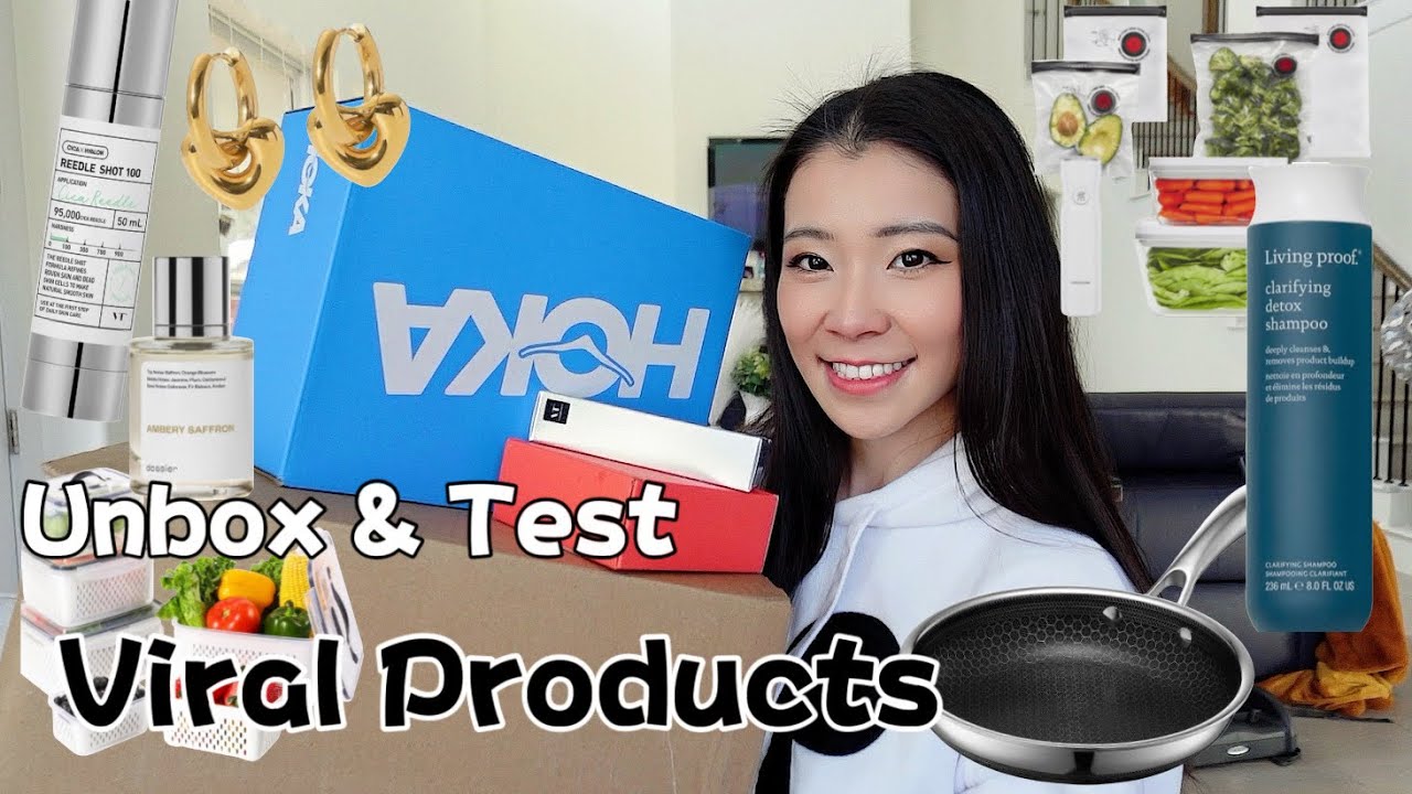 Unbox & Test Viral Products from TikTok |VT reedle shot, hexagon pan ...