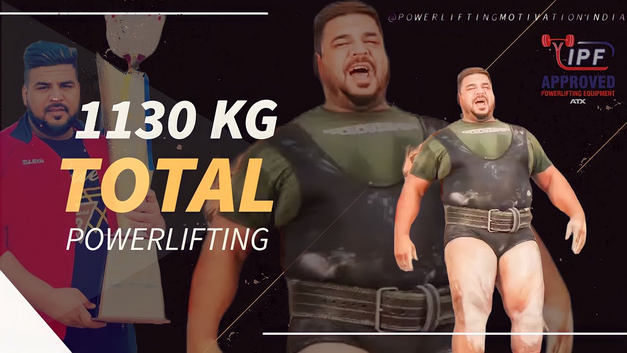 IPF POWERLIFTING 1130KG TOTAL ||AMANPREET SINGH || Railways - YouTube