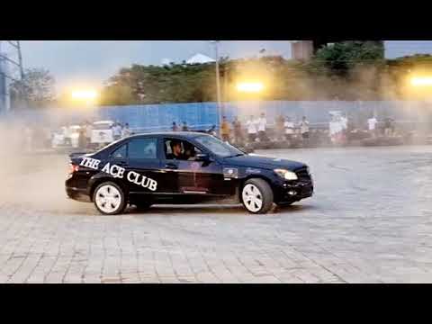 Mercedes cla drift 😍 jaipur underground night show ❤️ #tokyodrift barnaout