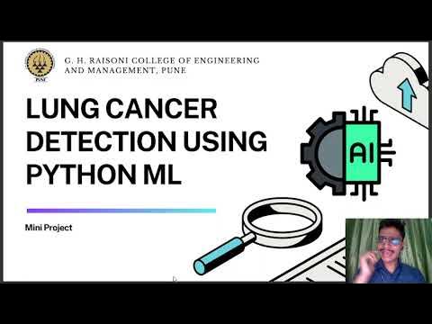Mini Project on (LUNG CANCER DETECTION USING MACHINE LEARNING) GHRCEM ...