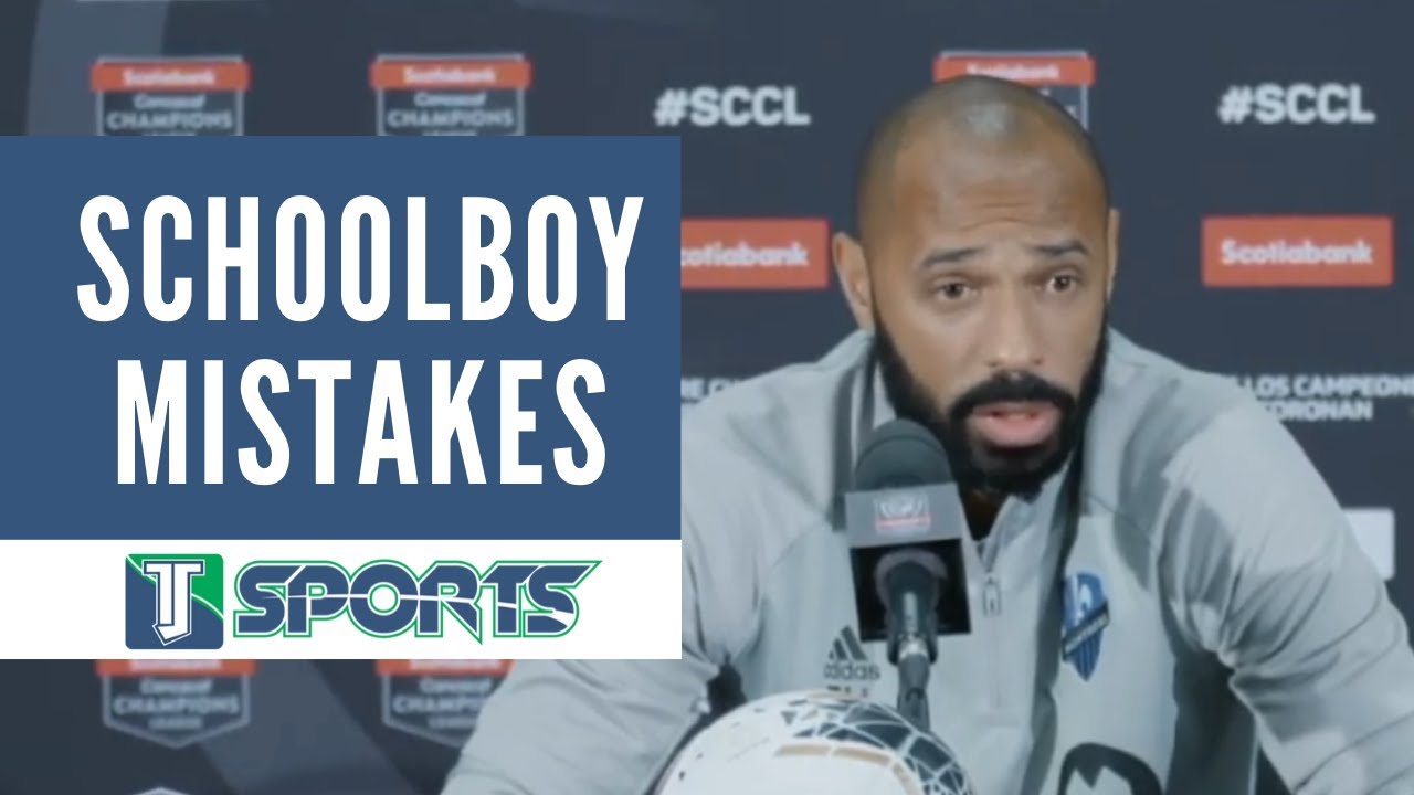 Thierry Henry: We lost because of schoolboy errors - YouTube