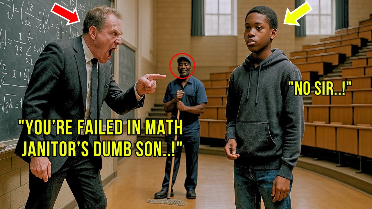 10 Math Professor FAILED to Solve a COMPLEX EQUATION, But a Janitor's ...