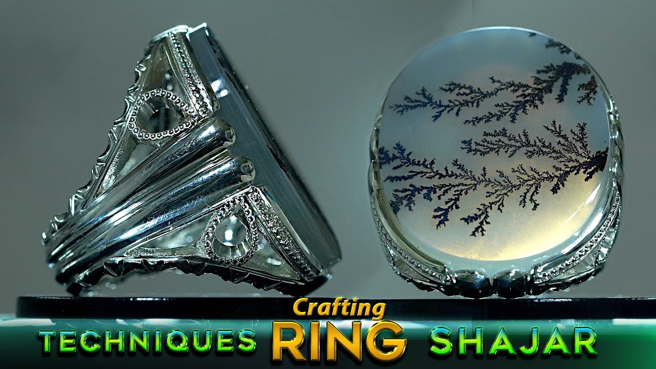 Handcrafting Traditional Persian 'Shajar' Stone Ring | Authentic ...