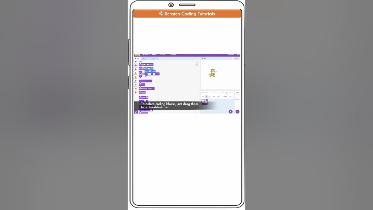 Scratch Coding Tutorial 1 The Features Of A Scratch Window Youtube