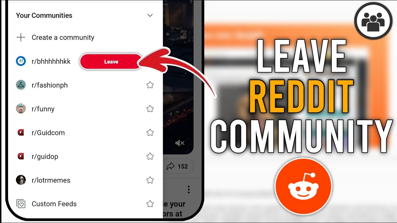 How to Leave a Community on Reddit - Full Tutorial - YouTube