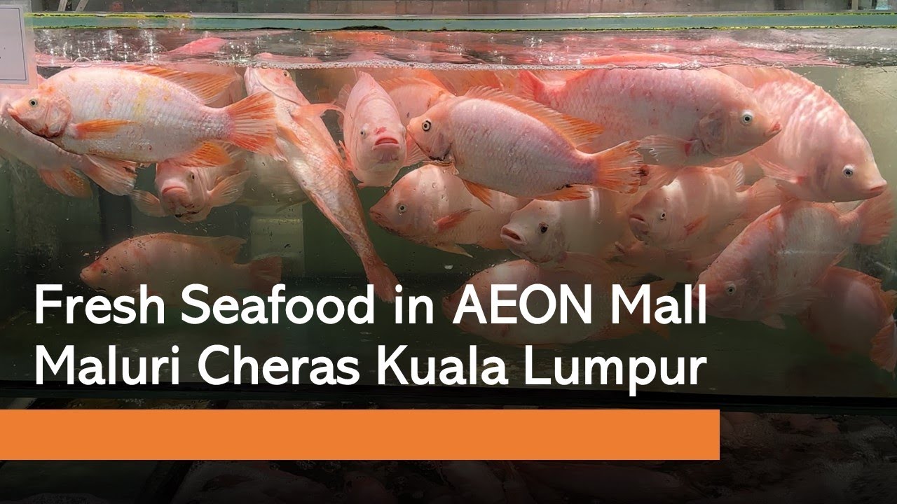Fresh Sea Food in AEON Mall Maluri Cheras in Kuala Lumpur Malaysia ...