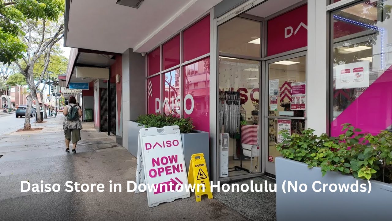 Hawaii Products: Daiso Store in Downtown Honolulu - YouTube