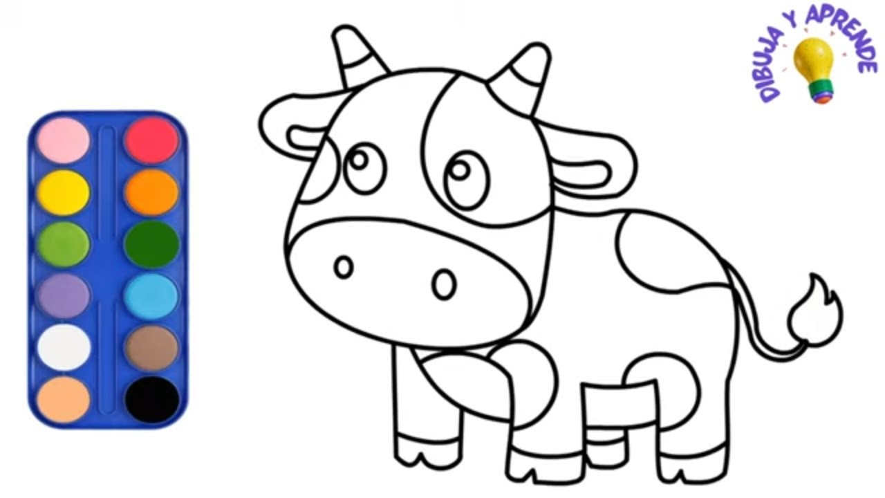 ️COMO DIBUJAR ️ UNA VACA 🐮 PASO A PASO 🐾 2023 - YouTube
