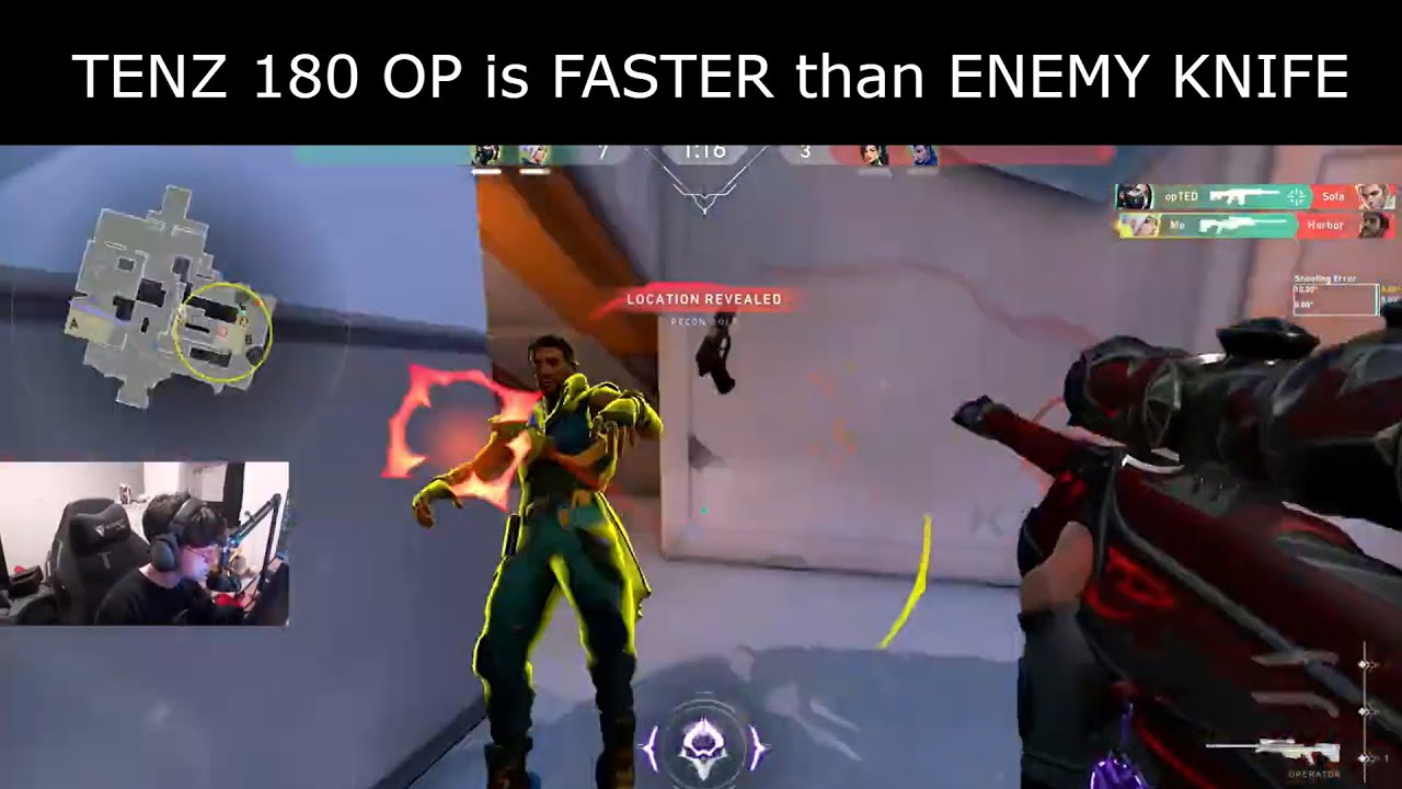 SEN TENZ 180 OP is FASTER than enemy knife | TENZ - YouTube
