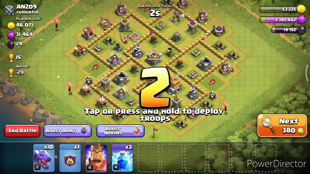 COC MAX TH7 DRAGON ATTACKS STRATEGY - YouTube