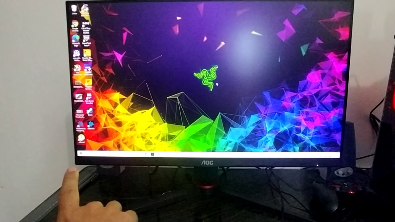 Monitor AOC 24G2HE5 - Primeiras impressões. - YouTube