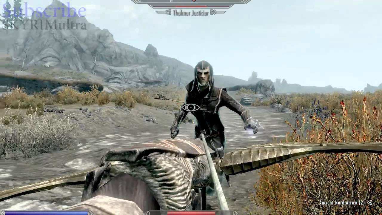 SKYRIM Assassin Random Attacking People on Street - YouTube