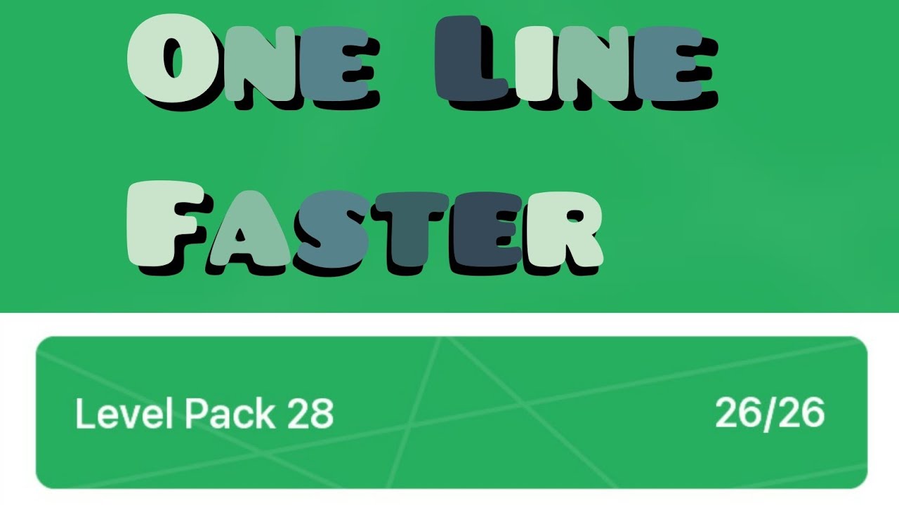 one line level pack 28 - YouTube