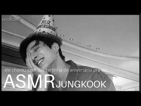 ASMR JUNGKOOK | him crying over your birthday letter...