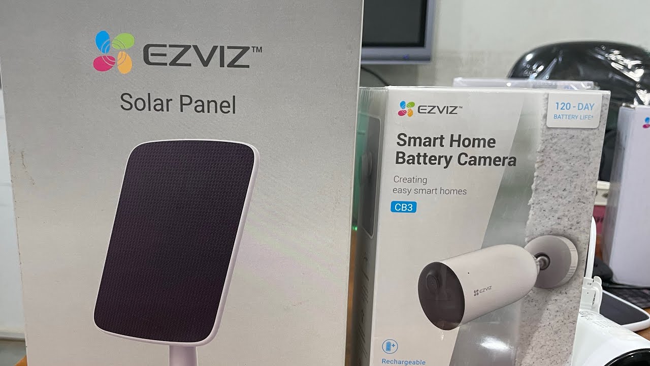 EZVIZ CB3 Wireless Security Camera | EZVIZ Solar Panel for CB3 #ezviz # ...
