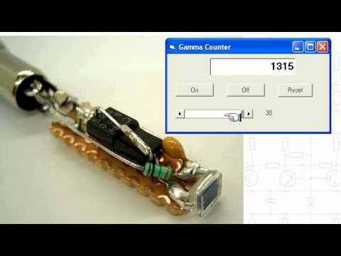 Gamma Microphone Counter Software - YouTube