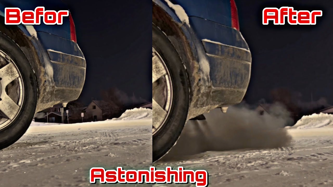 Gatling-gun ASTONISHING coal rolling cold start - YouTube