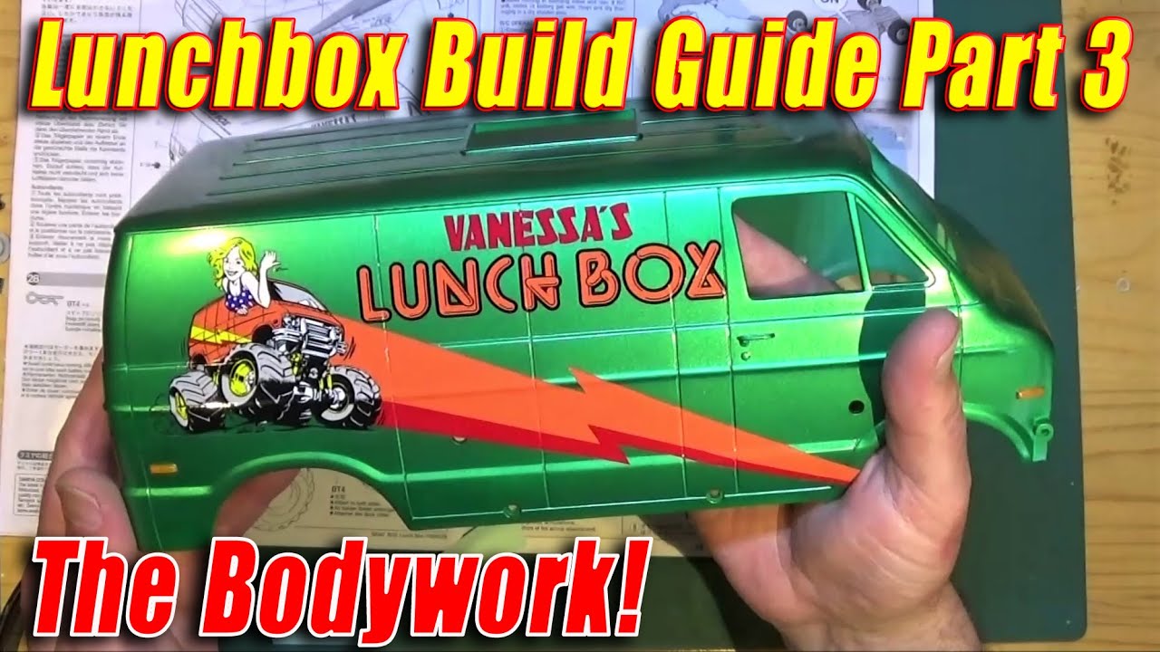 Tamiya Lunchbox Build Guide + Tips Part 3 The Bodywork - YouTube