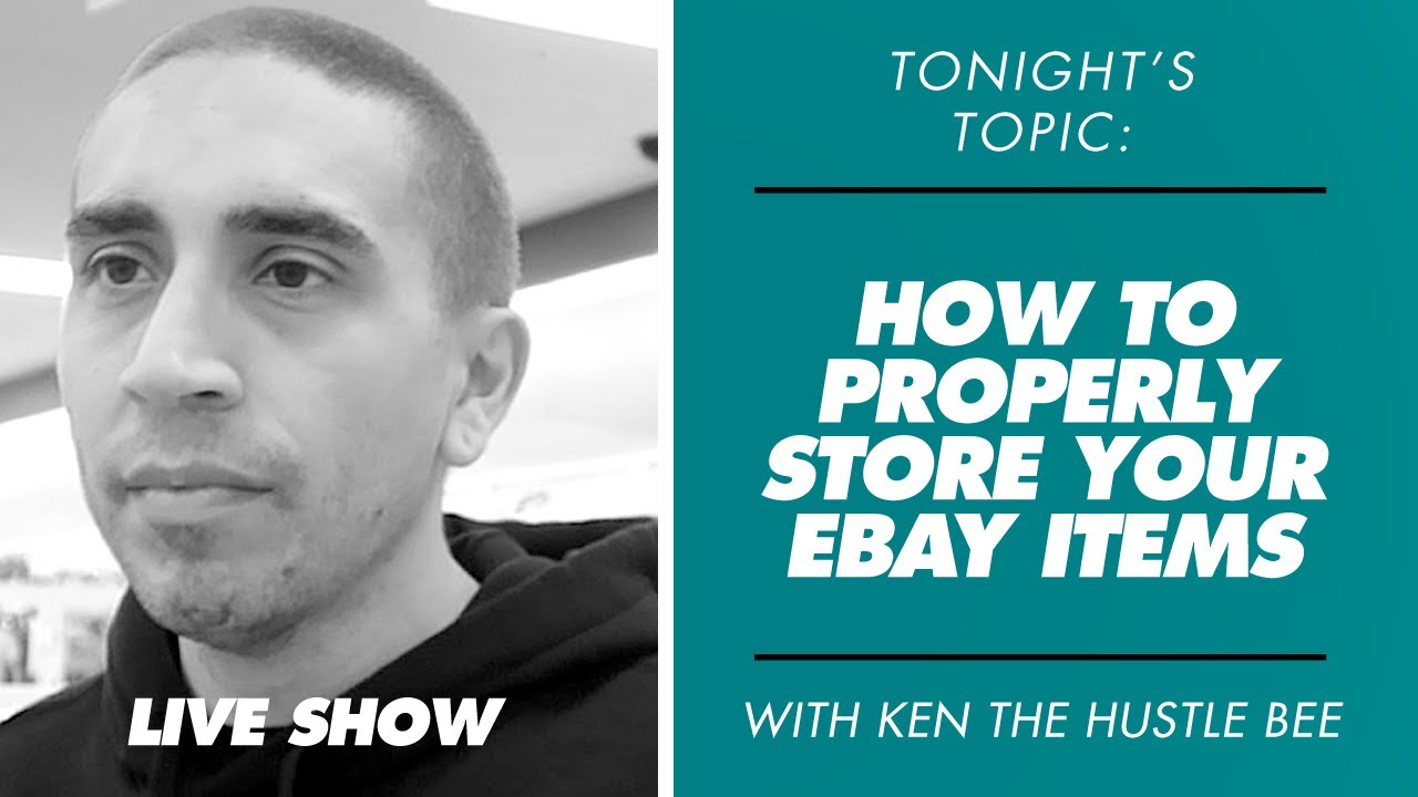 LIVE: HOW TO PROPERLY STORE YOUR EBAY ITEMS - YouTube