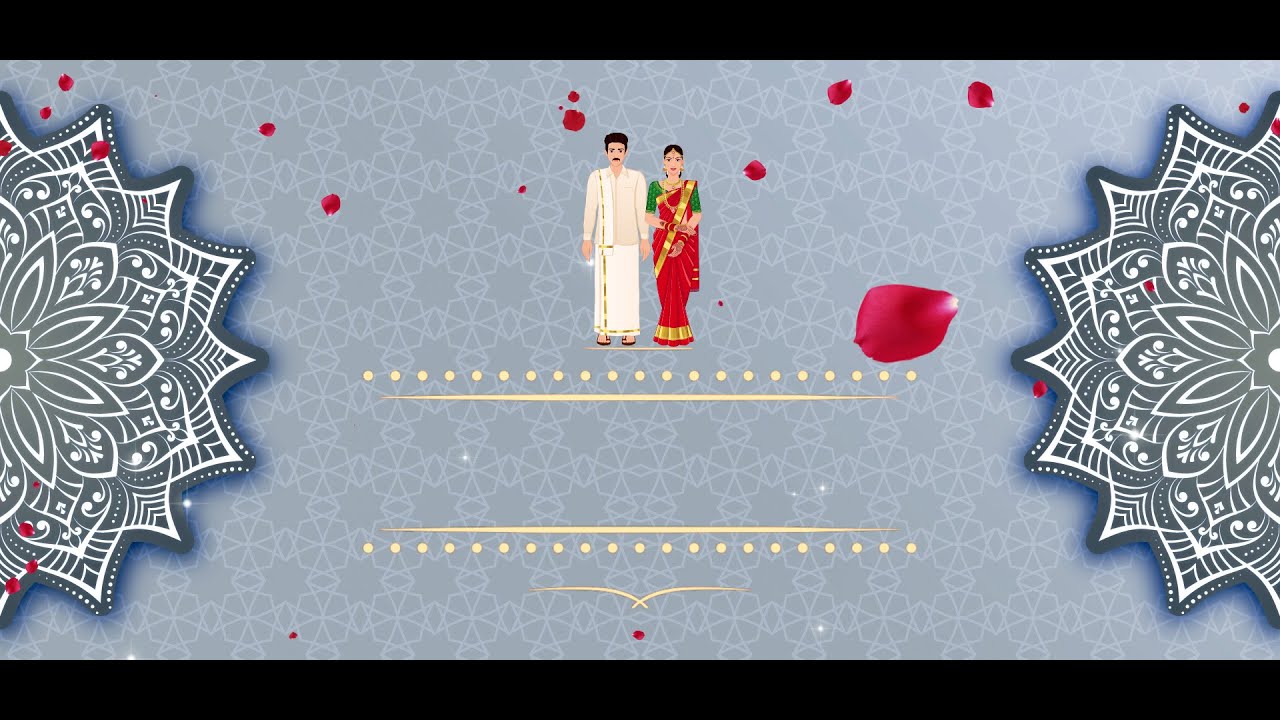 Wedding Invitation without text / Free link in description / KM ...