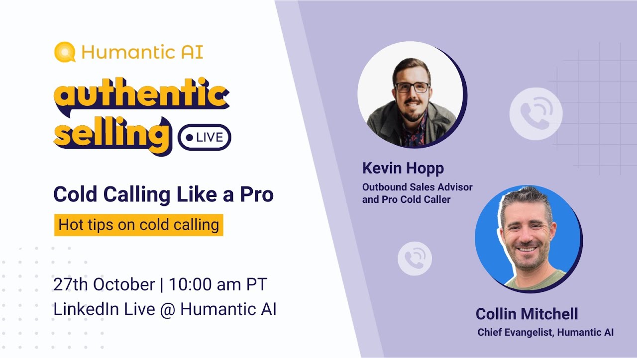 Authentic Selling LIVE: Cold Calling Like A Pro with Kevin Hopp - YouTube
