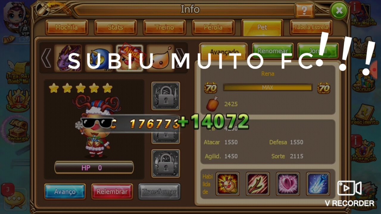 Finalmente coloquei o pet rena 5 estrelas!!!! no DDtank Brasil - Bomb ...