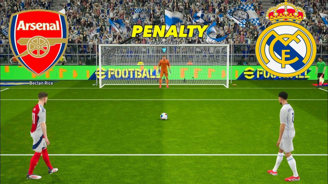 REAL MADRID VS ARSENAL FULL PENALTY SHOOTOUT | ARS VS MDC HIGHLIGHTS ...