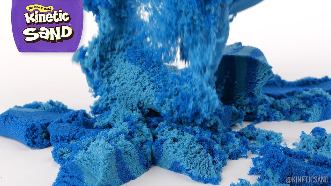 Kinetic Sand | Blue Slice! - YouTube