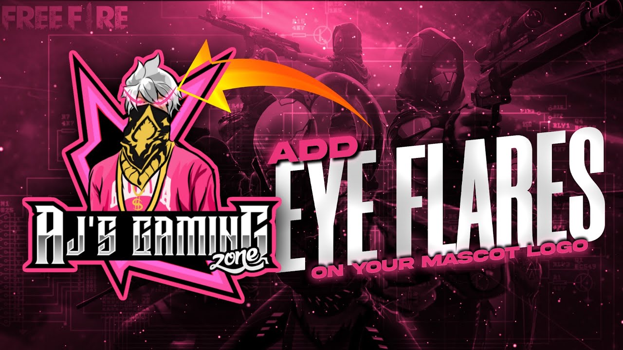 How to add eye flares on mascot logo || PSCC 19 || PhoeNixx GFX - YouTube