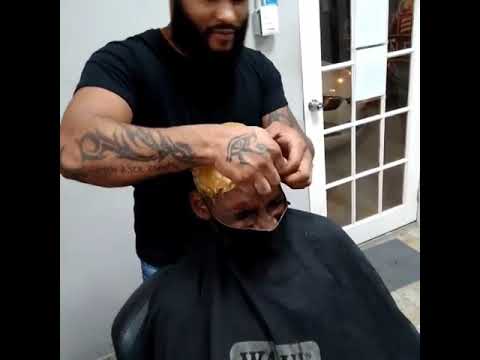full head wax - YouTube