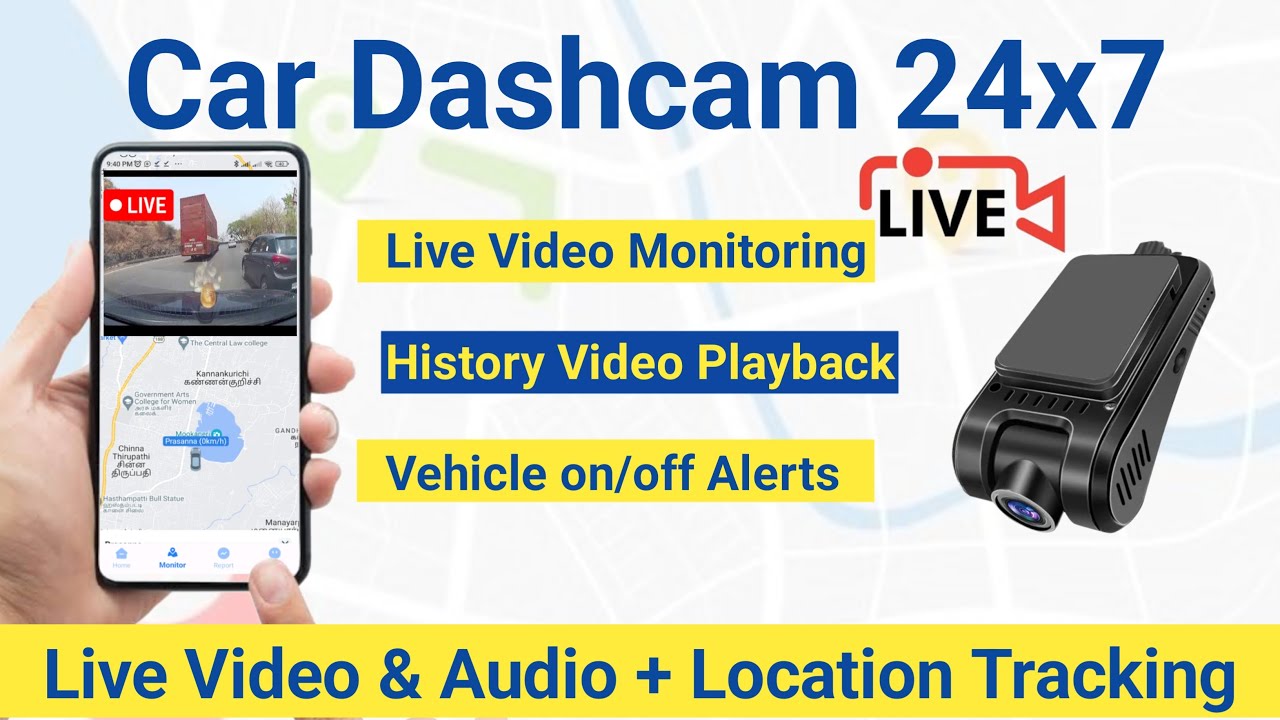4G Dash cam for car | Live car video monitoring | Car Dashcam in Tamilnadu | Best Dash camera ...
