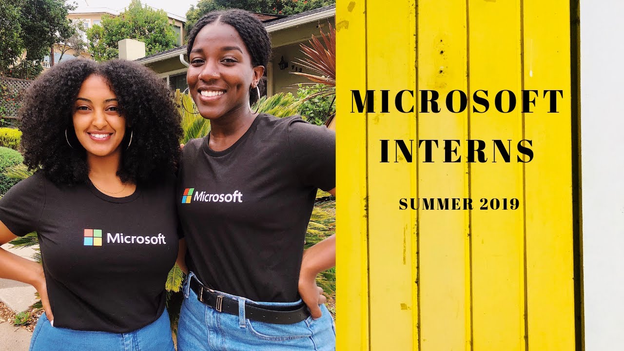 MICROSOFT INTERNS | First Day of Work | Summer 2019 - YouTube