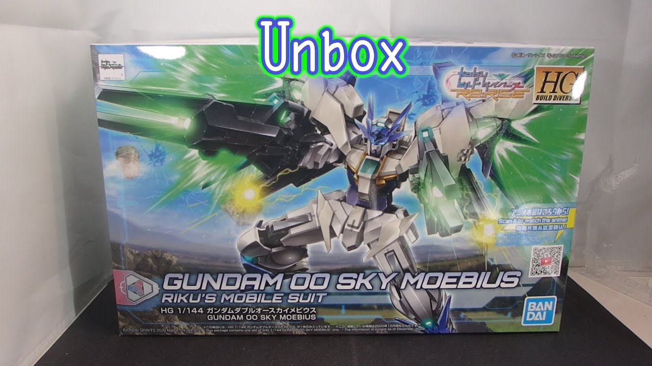 HG Gundam 00 Sky Moebius Unbox - YouTube