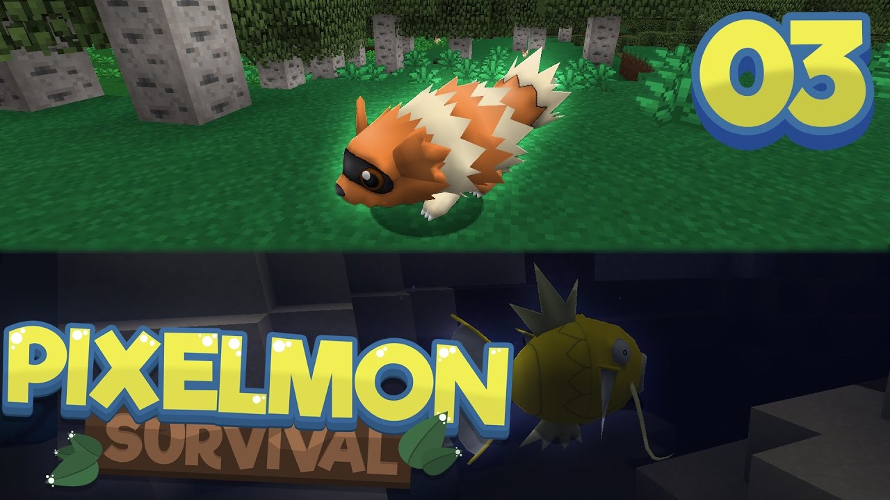 DOUBLE SHINIES!!!!│Pixelmon Survival[Ep.3] - YouTube