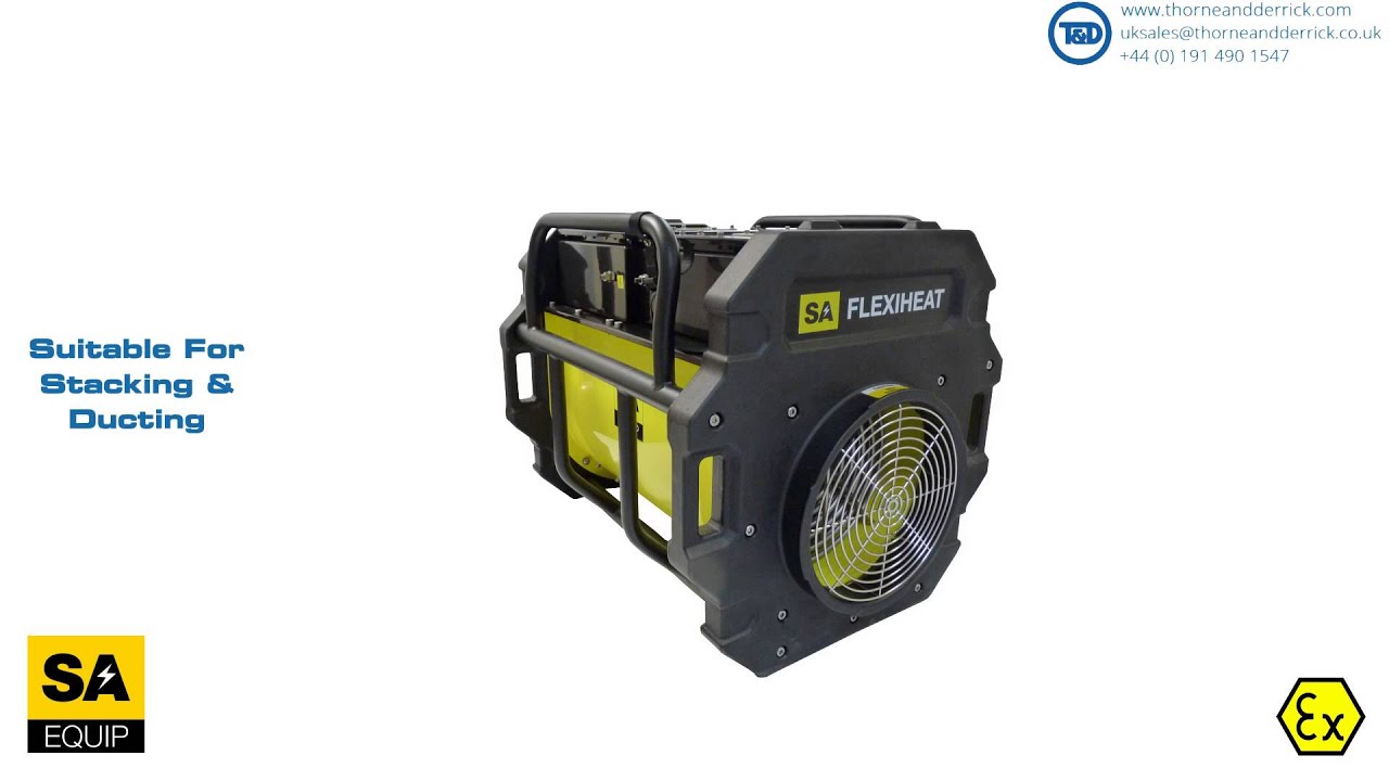 SA Equip Flexiheat Portable ATEX Heater - Zone 1 & Zone 2 Hazardous ...