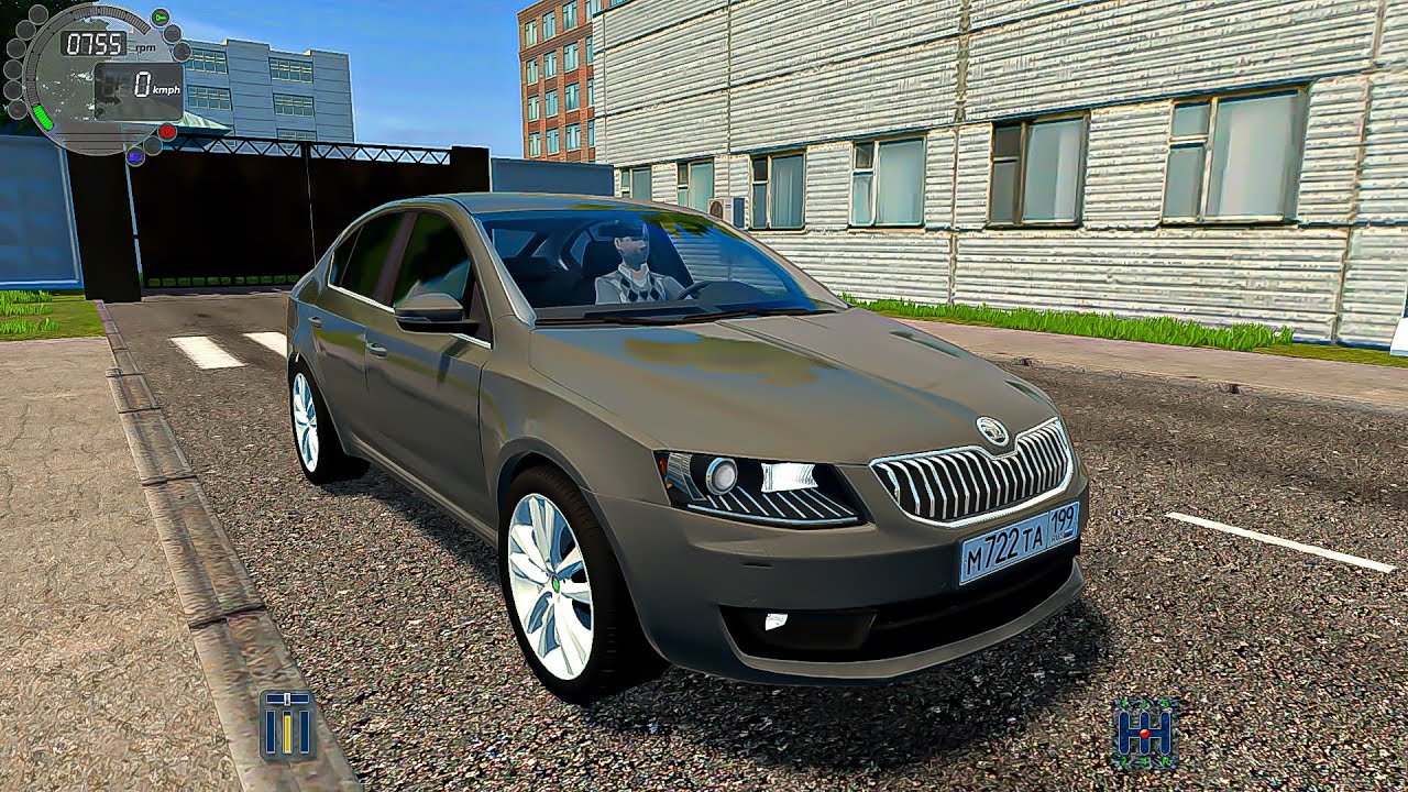 Skoda Octavia | City Car Driving - YouTube